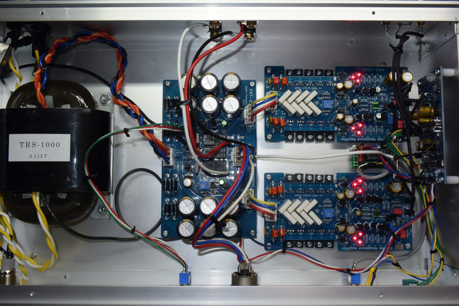 無帰還A級ディスクリートヘッドホンアンプ HPA-1000 ・・・はらわた | Robert Schumann Homepage by n'Guin